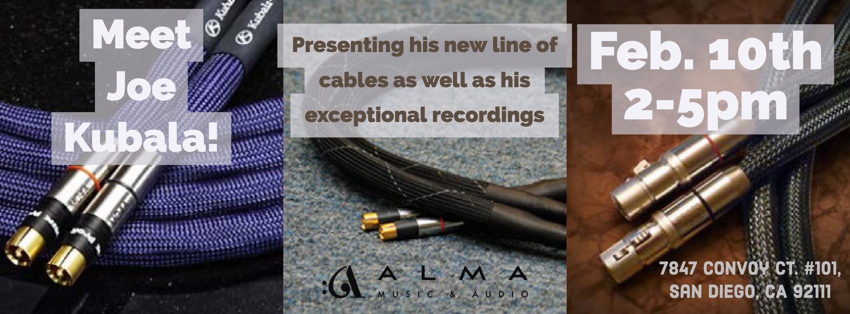 Meet Joe Kubala during Alma's next event! — Alma Music and Audio