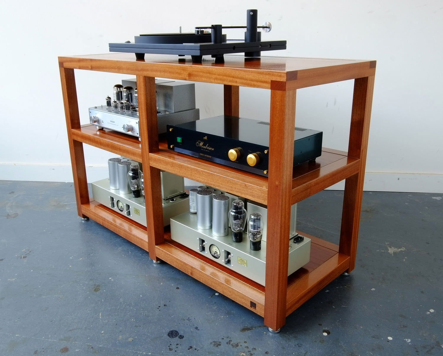 Box Furniture Co. Heritage Double-Wide Racks — Alma Music and Audio